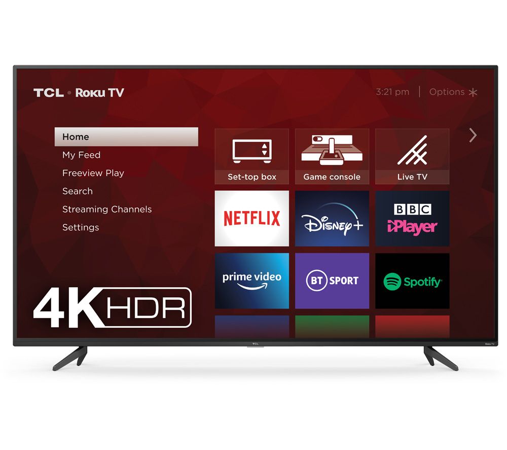 50" TCL 50RP620K Roku Smart 4K Ultra HD HDR LED TV - Shopper Explore ...